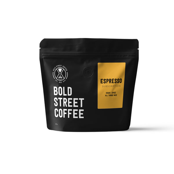Espresso Subscription – Bold Street Coffee